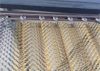China Fireplace 6*6mm Metal Coil Drapery Flexible Home Decor for sale