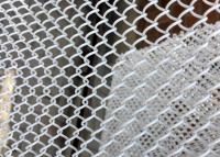 China 8*8mm Architectural Room Divider Cascade Coil Metal Drapery Window Curtain Screen for sale