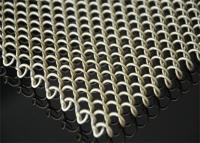 China Custom 1.2mm Metal Coil Curtain Hotel Decoration Wire Mesh White Color for sale