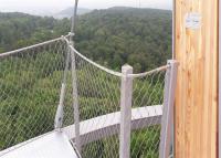 China Custom Made Architectural Railing Wire Rope Mesh For Bridges Pedestrian Walkways for sale