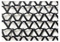China 316l Stainless Steel Architectural Woven Mesh Metal Spiral For Exterior Facades for sale