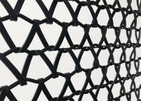 China 316l Stainless Steel Architectural Woven Mesh Metal Spiral For Exterior Facades for sale
