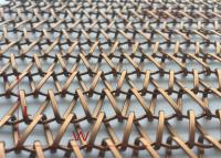 China Wall Coverings Decorative Architectural Wire Mesh Belt For Screen & Space Partition for sale