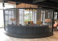 China 5x5mm Movable Mesh Screen Curtain Stainless Steel Decorative Wire For Hotel Window for sale