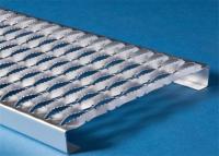 China Anti Skid Diamond Safety Grating Perforated Steel Stairs Treads For Platform for sale