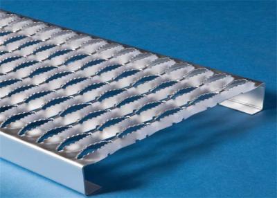 China Anti Skid Diamond Safety Grating Perforated Steel Stairs Treads For Platform for sale