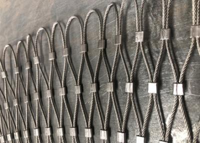 China 7x7 316 Stainless Steel Knotted Rope Mesh For Aviary for sale