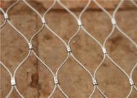 China 1.2mm Climbing Plant Support Mesh 200mm Stainless Steel Cable Wire Rope Netting 30x30mm for sale