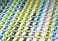China Room Divider Chain Link Curtains Fly Screens Custom Decorative With Pattern for sale