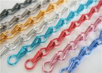China 1.6mm Anodized Metal Door Chain Fly Screen Curtain 90*210cm for sale