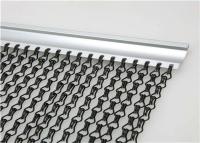 China 2.0mm Chain Link Curtain Aluminum Doorway Fly And Insect Curtain Screen for sale