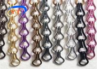 China Fly Screen Metal Chain Link Curtains 2.0mm 12x24mm For Partition Screen for sale