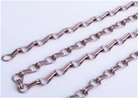 China 1.6mm Stainless Steel Mesh Chain Link Curtain Flexible For Partition Wall 90*210cm for sale