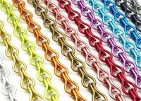 China Insect Door Aluminium Chain Link Fly Screens Gunmetal 90x210cm For Partition for sale