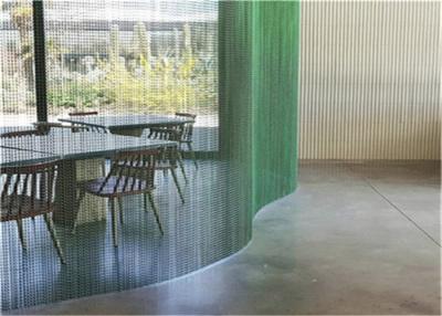 China Hanging Door Insect Curtain Fly Screen / 2.0mm Stainless Steel Mesh Shower Curtain for sale