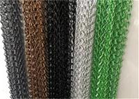 China Fashionable Metal Coil Drapery 1.6mm Hanging Metal Mesh Curtains Dividers for sale
