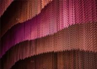 China 1.7mm Metal Chain Link Door Curtain Aluminium Alloy Colorful Indoor Decoration for sale