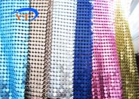 China 3mm Sequin Mesh Fabric Cloth Garment metallic mesh fabric 45*150cm for sale