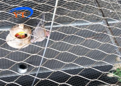 China 40x40mm Woven Zoo Wire Mesh X Tend 1.2mm Stainless Steel Animal Cages for sale