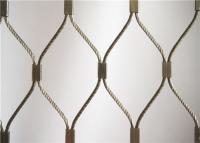 China Custom Garden Plant Wire Cable Trellis Netting 304 Stainless Steel Mesh Outdoors for sale