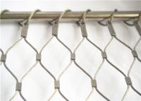 China SS304 SS316 SS316L Black Oxide Wire Rope Mesh net customizable High Temp Resistance for sale