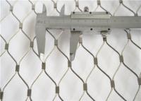 China 60*105mm Stainless Steel Ferrule Rope Mesh Diamond Stair Railing Infill Netting Safety for sale