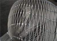 China 1.2mm Climbing Plant Support Mesh 200mm Stainless Steel Cable Wire Rope Netting 30x30mm for sale