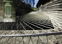 China 7*7 Stretchable Stainless Steel Knotted Rope Mesh For Security Zoo Cages for sale