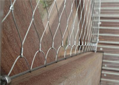 China 100x100mm Wire Cable Trellis Wire Mesh For Climbing Plants AISI 316 5.0mm for sale