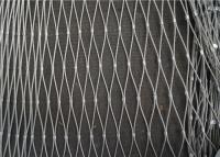 China 7*7 Stretchable Stainless Steel Knotted Rope Mesh For Security Zoo Cages for sale