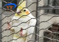 China 316 Flexible Galvanized Diamond Wire Mesh For Animal Enclosures 7x19  1.2mm for sale