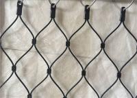 China 304 316 Wire Rope Mesh Botanical Garden Trellis For Climbing Plants Outdoors for sale