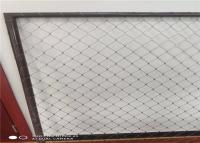 China 2.0mm Stainless Steel Ferrule Rope Mesh Custom Made Protective Netting Drop Safe Net for sale