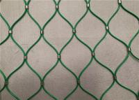 China 316 304 Stainless Steel Rope Mesh Architectural Stainless Steel Mesh Balustrade 60x60mm for sale