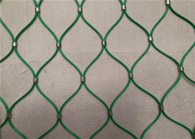 China 316 304 Stainless Steel Rope Mesh Architectural Stainless Steel Mesh Balustrade 60x60mm for sale