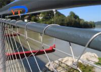 China Balcony Balustrade Infill Stainless Rope Mesh Steel Architecture System For Fence for sale