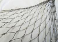 China 304 316 Wire Rope Mesh Botanical Garden Trellis For Climbing Plants Outdoors for sale