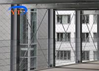 China Light Weight Knitted Stainless Steel Ferrule Rope Mesh For Commercial Guard Rail System for sale