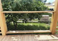 China 1.5mm 316l Balustrade Cable Mesh Flexible Infill 50mm Galvanised Wire Netting for sale