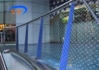China OEM Stainless Steel Ferrule Rope Mesh Helideck Helipad Safety Net for sale