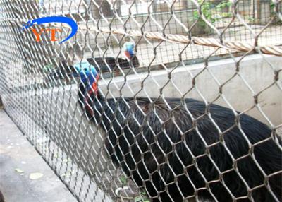 China 7x19 25mm Stainless Steel Cable Mesh Netting High Temperature Resistance for sale