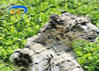 China 304 316 Ss Rope Mesh Tiger Cage Black Oxide For Zoo Enclosure for sale
