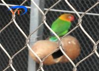 China SS316 Stainless Steel Aviary Mesh Netting Bird Wire Rope Zoo Mesh 40x40mm for sale