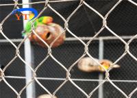 China SS304 Zoo Wire Mesh Corrosion Resistance 4.0mm Stainless Steel Wire Rope Woven Mesh for sale