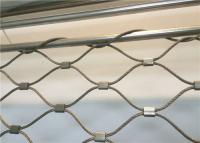 China 2.0mm Stainless Steel Rope Mesh Flexible Protection Safety Net Balustrade Cable Webnet for sale
