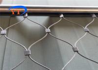 China 7*7 Type Stainless Steel Ferrule Rope Mesh Plant Trellis Outdoors for sale