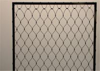 China Ferruled Stainless Steel Wire Rope Fence Mesh 7x7 1.5mm Architectural Stainless Steel Wire Mesh for sale