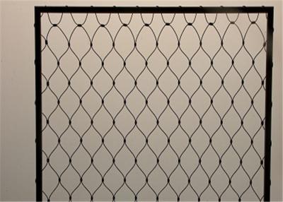 China Ferruled Stainless Steel Wire Rope Fence Mesh 7x7 1.5mm Architectural Stainless Steel Wire Mesh for sale