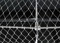 China Ferruled Stainless Steel Wire Rope Fence Mesh 7x7 1.5mm Architectural Stainless Steel Wire Mesh for sale