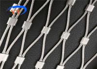 China 1.6mm Sus304 Stainless Steel Cable Mesh 100x100mm High Tensile for sale